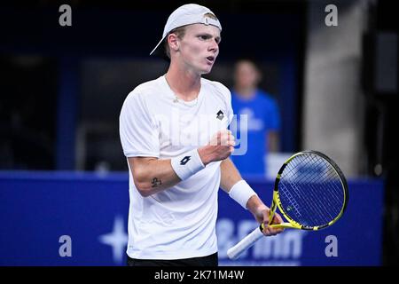 Dutch Jesper De Jong celebrates during the qualification game between ...