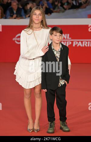 Azzurra Mennella and Riccardo Coppola attend the red carpet of the ...