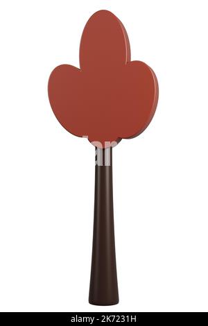 Autumn tree background on white BG Stock Photo - Alamy