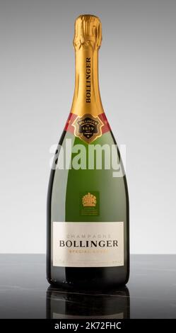 Ljubljana, SLOVENIA - October 5th 2022: Bottle of Noam Lager Beer on ...