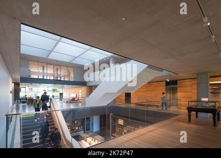 The interior of the Chau Chak Wing Museum at the University of Sydney ...