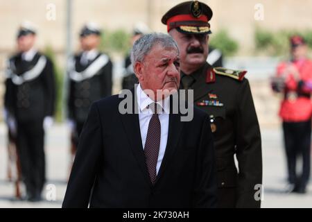 Baghdad, Iraq. 17th Oct, 2022. Abdul Latif Rashid attends his ...