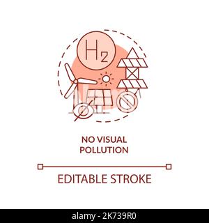 No visual pollution concept icon Stock Vector Image & Art - Alamy
