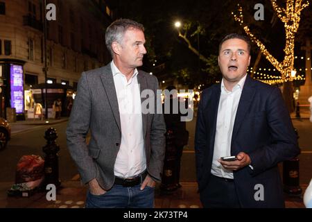 Picture shows Labour Shadow Ministers Peter Kyle and Wes Streeting ...