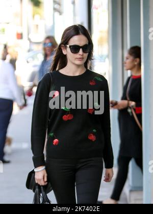 LOS ANGELES 23/11/2016 Camilla Belle at M cafe for lunch in Beverly ...