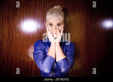 Katy Perry during a portrait session in Paris, France Stock Photo - Alamy