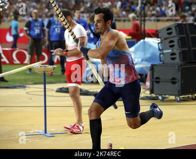 Kevin Menaldo International Athletics Meeting, Herculis Monaco on July ...