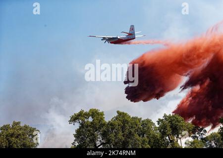 Ten thousand flee raging wildfires in southern France Here at Bormes ...