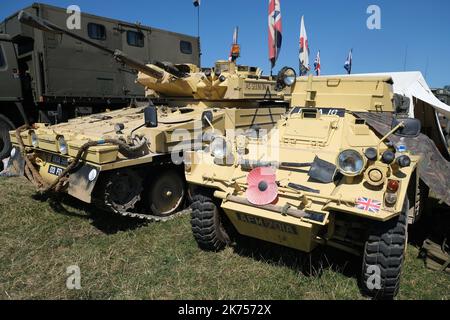 0The Yorkshire Wartime Experience show. Leeds, UK, August 2022. Military Re-enactment with ...