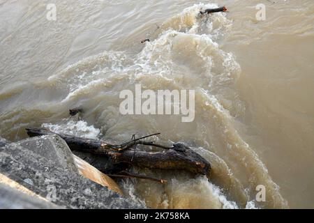 Floods in Jura, France Stock Photo - Alamy