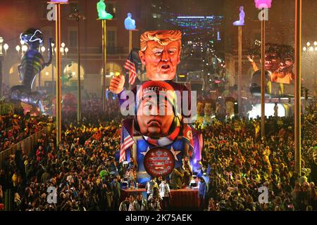 A view of floats during the Nice carnival 2018 Stock Photo - Alamy