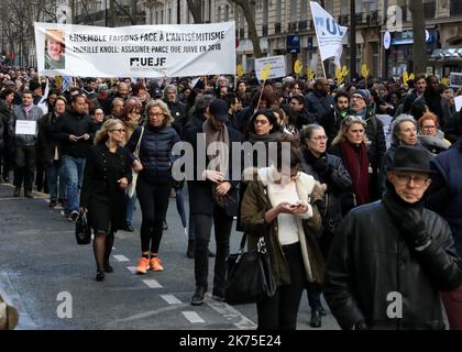 Solemn march after brutal killing of Holocaust survivor, Mireille Knoll ...