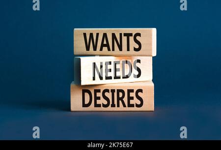 Wants needs and desires symbol. Concept words Wants Needs Desires on ...