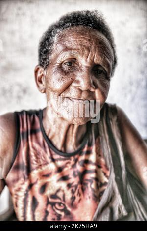 Life style and portraits in La Havana, Cuba End of the Castro Era Stock ...
