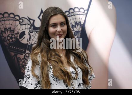 Photocall - Demain nous appartient - Maud Baecker Stock Photo - Alamy