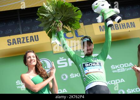 Peter Sagan (Bora) conserve son maillot vert Stock Photo - Alamy