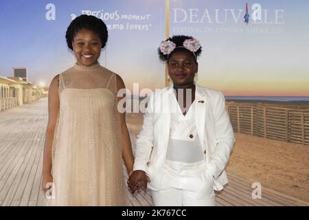 Dominique Fishback, Tatum Marilyn Hall attending the premiere of The ...
