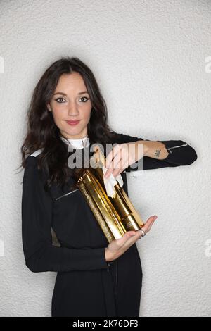 Jain arriving for the 20th NRJ Music Awards held at the Palais des ...