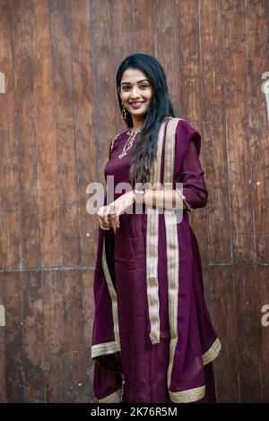 New Delhi, India. 17th Oct, 2022. Indian actress Sonal Monteiro poses ...