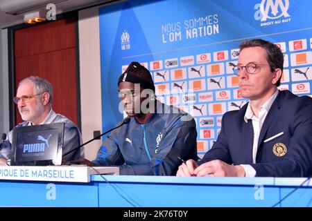 Mario Balotelli during a press conference as he is unveiled as a new ...