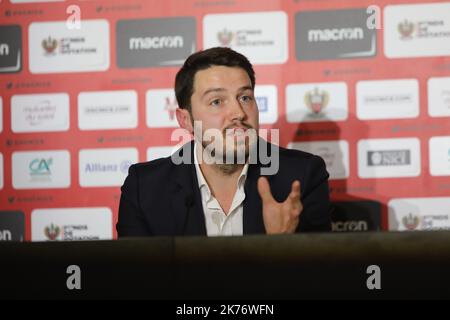 OGC Nice press conference with Gauthier Ganaye and Chien Lee Feb 1 2019 ...