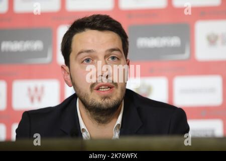 OGC Nice press conference with Gauthier Ganaye and Chien Lee Feb 1 2019 ...