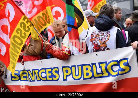 Unitary protest in Paris against the reform of pensions, Tuesday ...