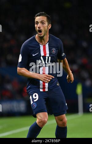 7th day of Ligue 1 Conforama. Pablo Sarabia during the match between ...