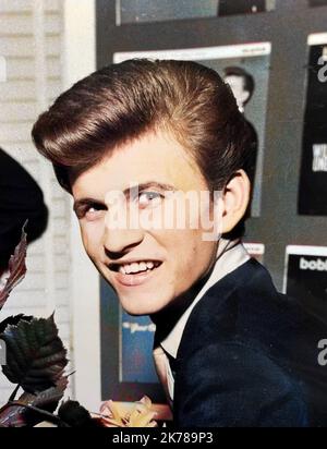 BOBBY RYDELL (1942-2022) American pop singer and film actor about 1964 ...