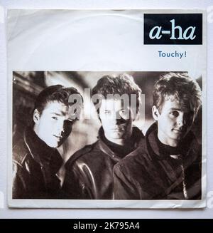 A-ha Touchy - 7 inch single Stock Photo - Alamy