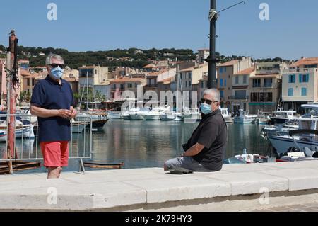 Cassis, France, may 8th 2020 - Covid-19 lockdown near -Marseille Stock ...