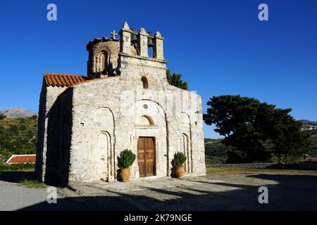 Church of Panagia (11th-12th century), Lampini village, Crete, Greece ...
