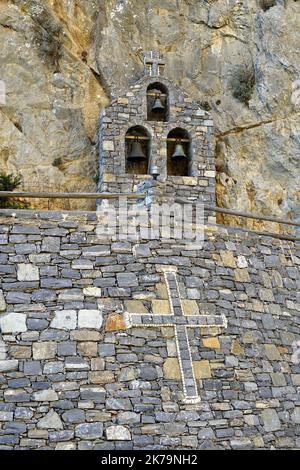 Saint Nicholas Church, Kotsifos Gorge, Crete, Greece, Europe Stock ...