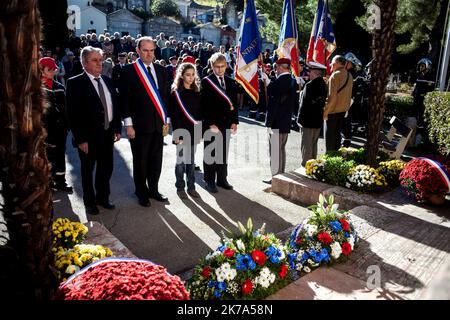 Prime Minister Jean Castex during his speech at the end of the ceremony ...
