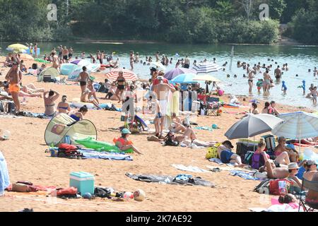©PHOTOPQR/DNA/Franck KOBI ; Brumath ; 10/08/2020 ; La météo chaude ...
