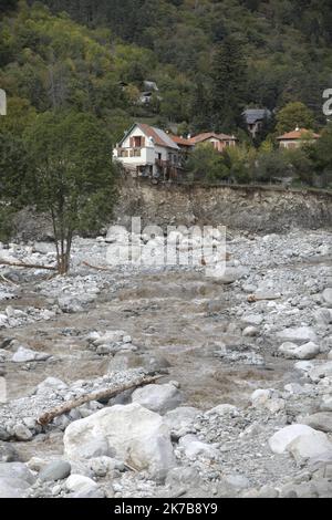 ©PHOTOPQR/NICE MATIN/Dylan Meiffret ; Saint Martin Vésubie ; 08/10/2020 ...