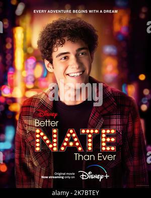 BETTER NATE THAN EVER, US poster, Rueby Wood, 2022. © Disney+ ...