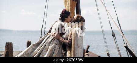 ROSALINE, from left: Isabela Merced, Kaitlyn Dever, 2022. © 20th ...