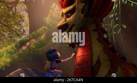 ABOMINABLE AND THE INVISIBLE CITY, from left: Yi (voice: Chloe Bennet ...