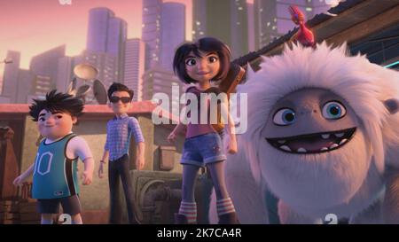 ABOMINABLE AND THE INVISIBLE CITY, from left: Everest (voice: Darin De ...