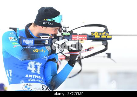 ©Andre Huber/MAXPPP ; 22/01/2021, Anterselva, Antholz - IBU World Cup ...