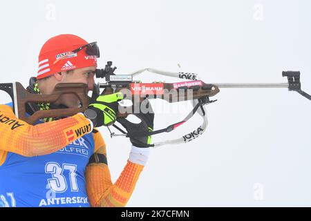 ©Andre Huber/MAXPPP ; 22/01/2021, Anterselva, Antholz - IBU World Cup ...