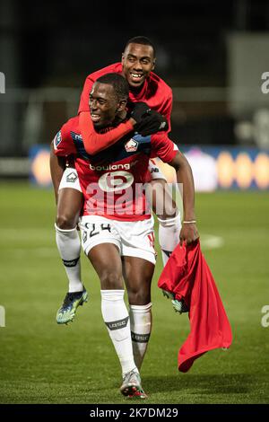 Celebration LOSC Lille the 2021 French Championship title on May 24 ...