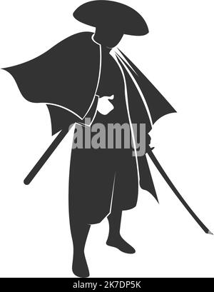 Ronin icon design logo illustration template Stock Vector Image & Art ...