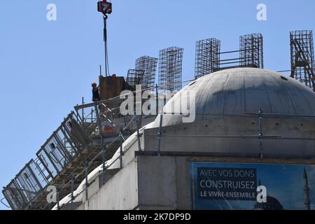 ©PHOTOPQR/DNA/Laurent REA ; Strasbourg ; 31/05/2021 ; Mise en place des ...