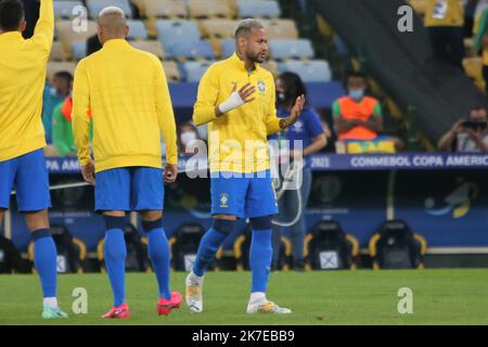 Neymar jr of Brazil during the Copa America 2021, quarter final ...