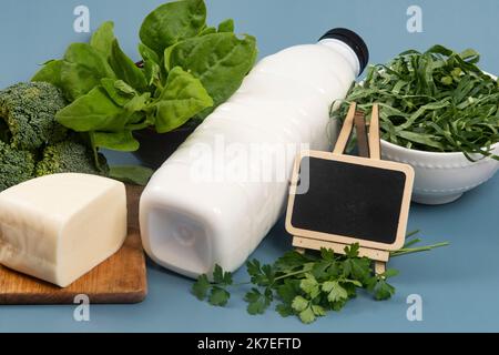 main sources of calcium for the body to help fight osteoporosis Stock ...