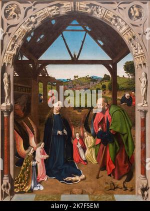 'Nativité' (Nativity) by Petrus Christus, an early Netherlandish ...