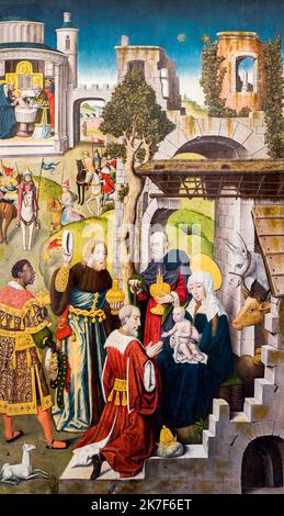 The Adoration of the Magi 16th century by Master of the Saint Bartholomew Altarpiece Stock Photo ...