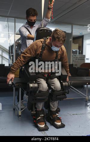 ©Sebastien Muylaert/MAXPPP - Demonstration de L'Atalante l ...